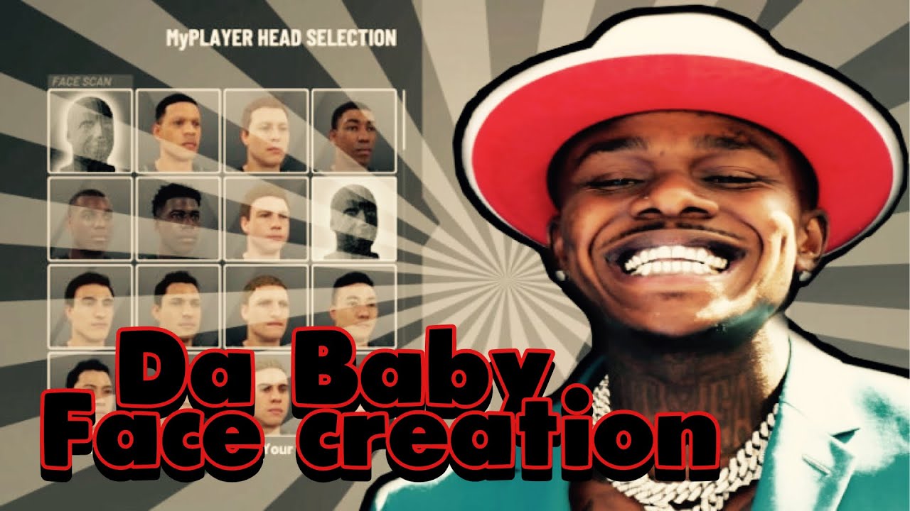 DABABY FACE CREATION IN NBA2K20 🤯 HOW TO MAKE HIM TUTORIAL LOOKS ...