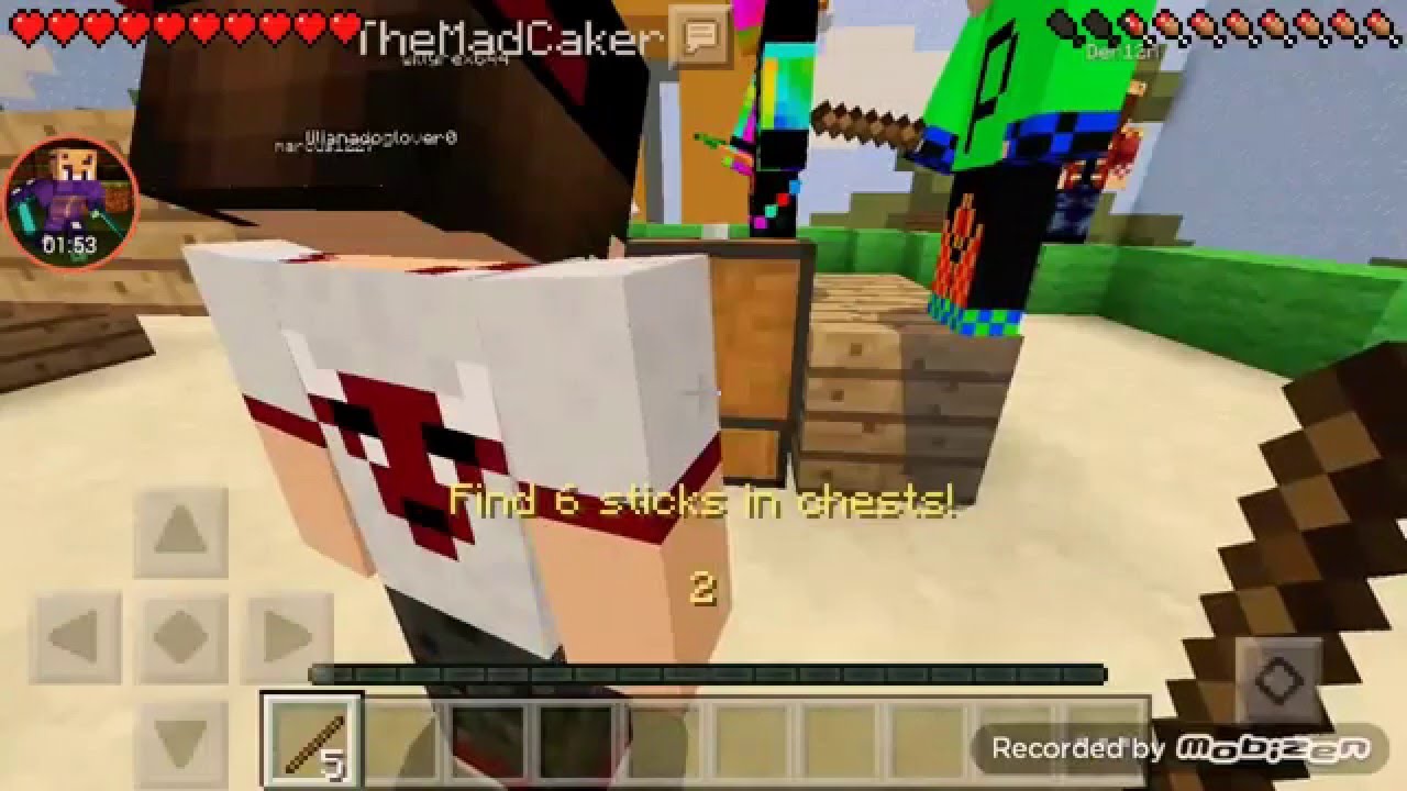 Lets play minecraft pe Simon says - YouTube