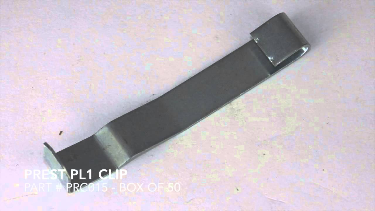 Prest PL1 Pallet Rack Beam Clip - Shelf-clips.com - YouTube