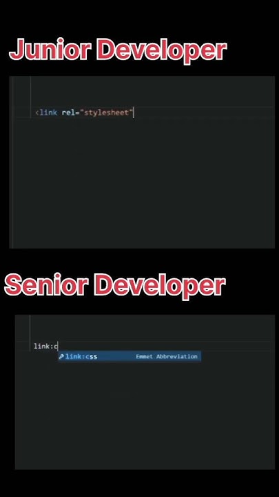 junior vs senior Developer | #coding #programming #learnwithnayab - YouTube