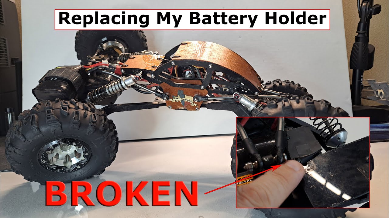 Competition RC Rock Crawler, fixing my Broken Battery Holder - Ultimate ...