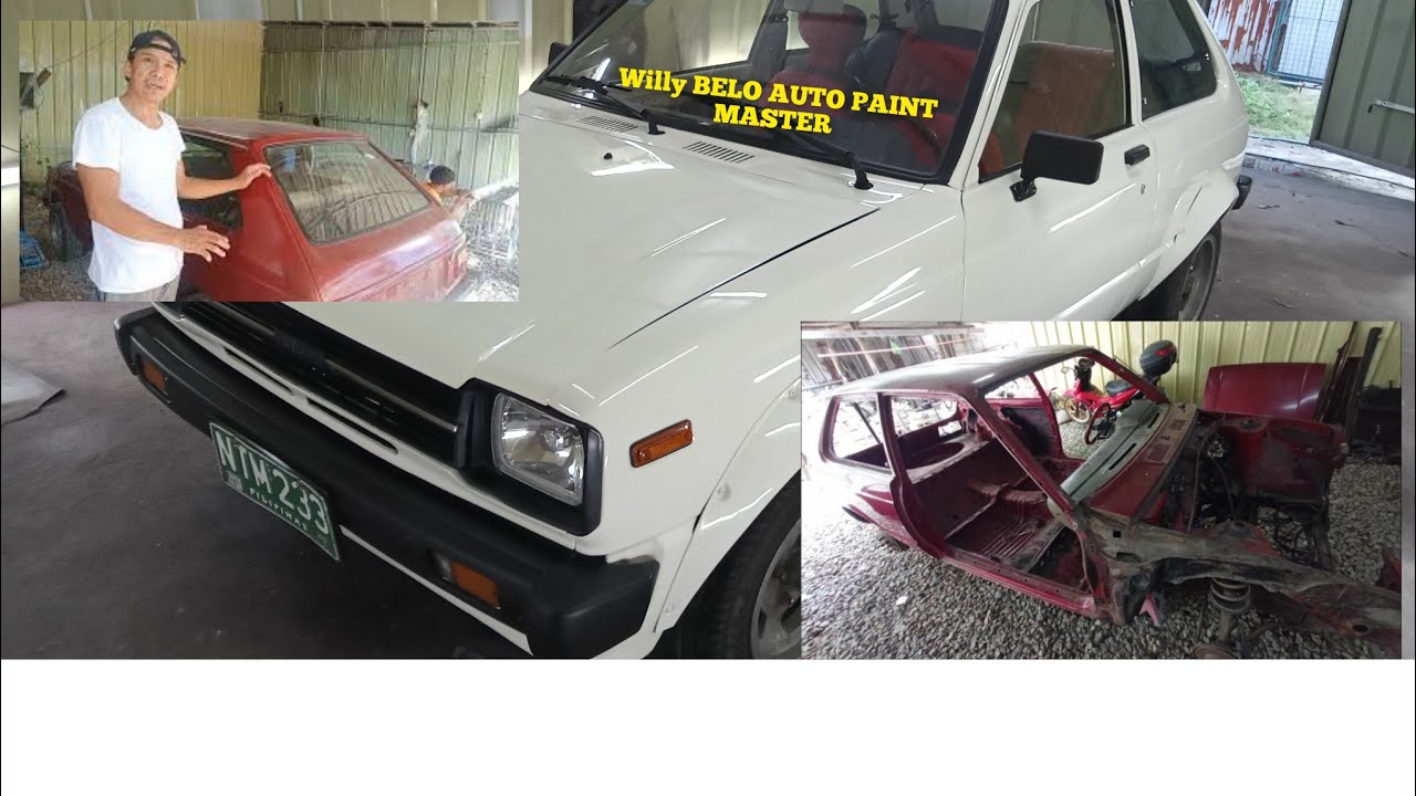 1982 model toyota starlet restoration.sa wakas natapos din☝️🙏☺️ - YouTube