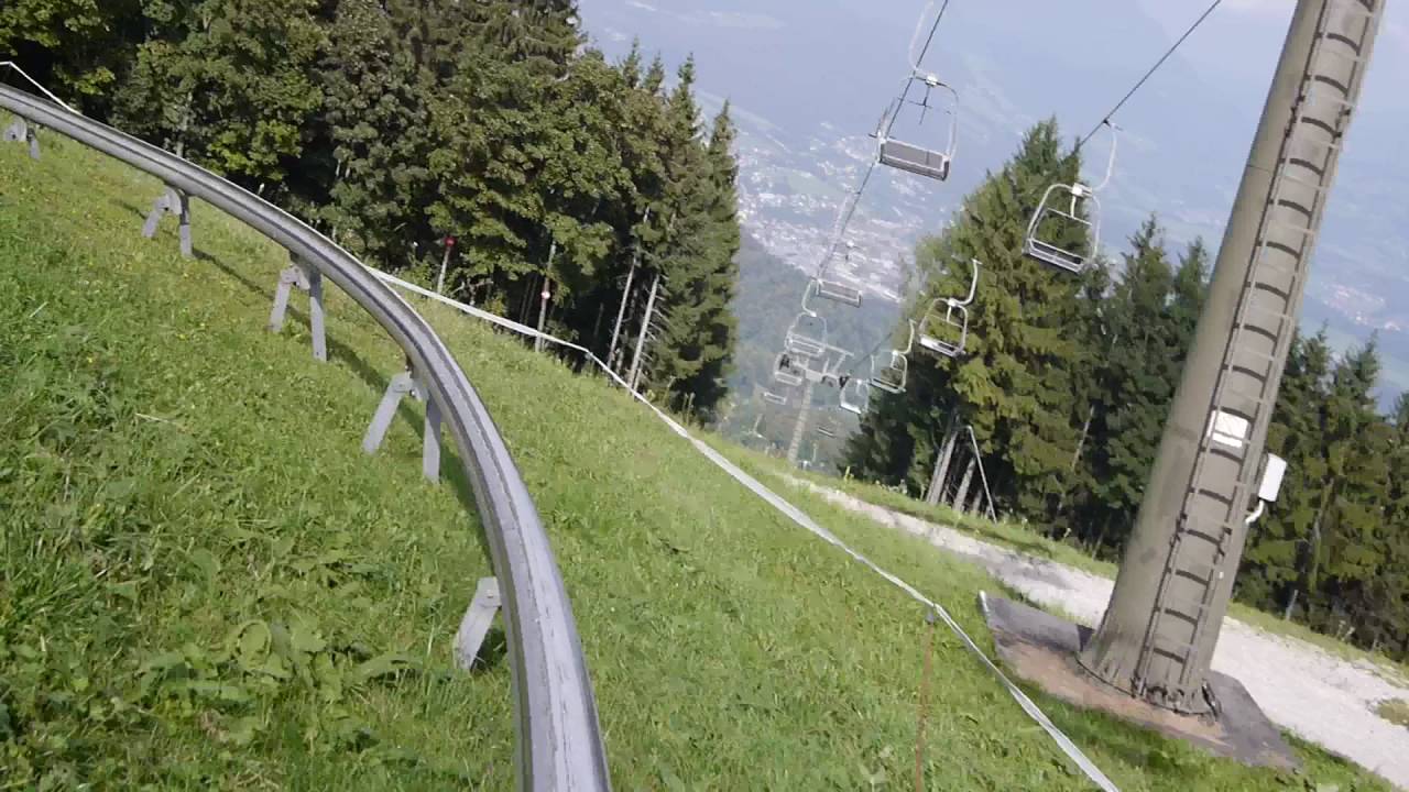 Keltenblitz Rodelbahn 2,2km in Hallein, Bad Dürrnberg, Austria - YouTube