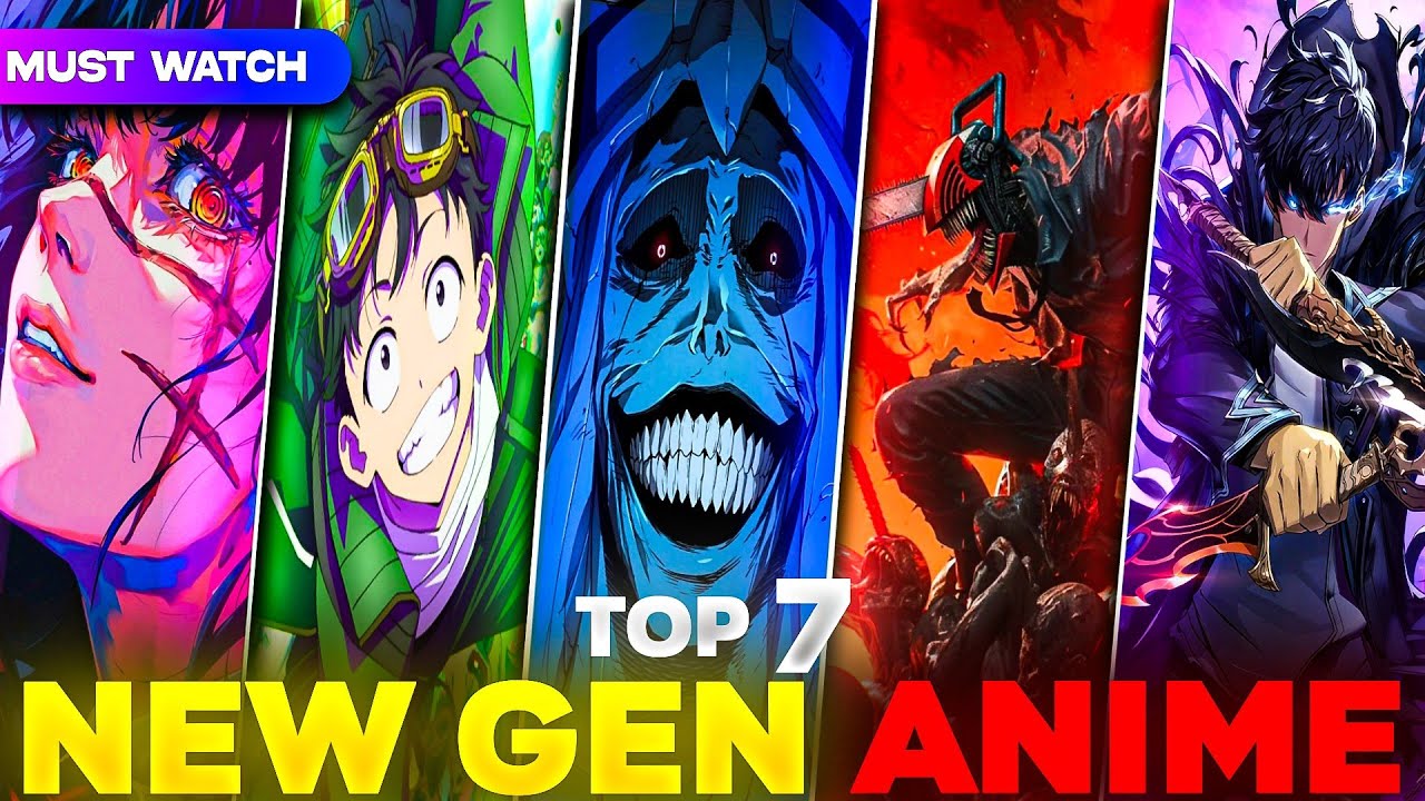 TOP 7 NEW GEN ANIME | BEST NEW ANIME | ENG/HINDI DUBBED - YouTube