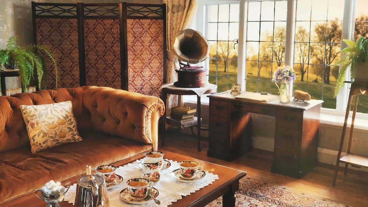 Afternoon Tea Room Ambience | Relaxing ASMR Ambience, Best for studying ...