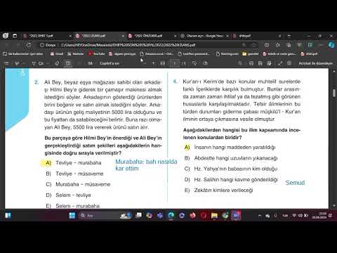 2022 LİSANS DHBT ÇIKMIŞ SORU ÇÖZÜMÜ