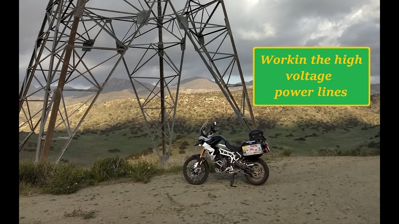 Working the High Voltage Power Lines - San Diego Adventure riders ...