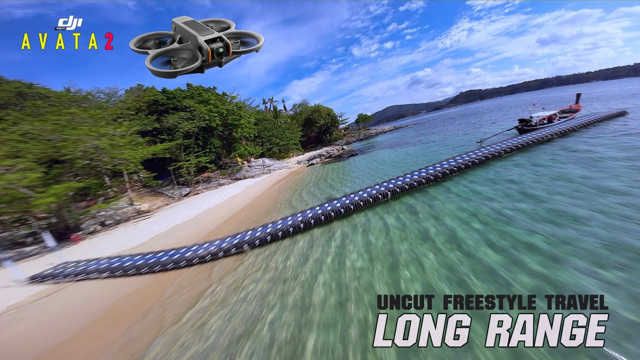 DJI AVATA2 LONG RANGE FREESTYLE TRAVEL | DJI ACTION2 | มือใหม่ FPV DRONE BEGINNER | PROM-THEP ...