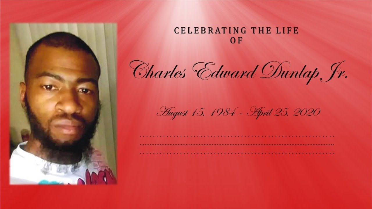 Charles Dunlap, Jr. Funeral Service - YouTube