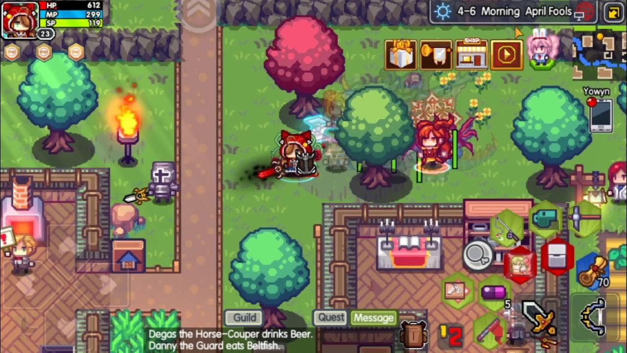 Elona Mobile (Early Access)(189) - Completing Yowyn Dungeon With 15 ...