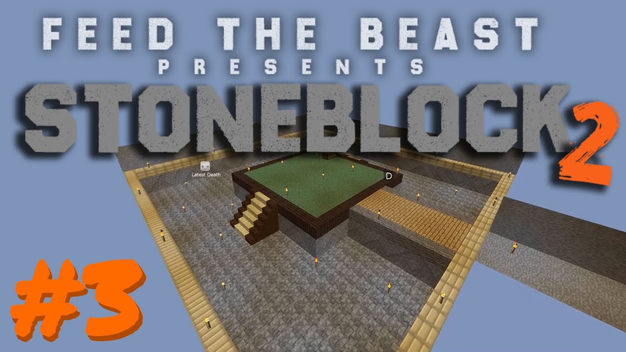 Minecraft FTB StoneBlock 2 | 3rd Person Timelapse #3 - YouTube