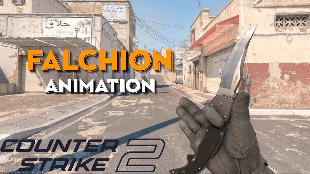 Falchion Knife | Counter-Strike 2 | Animation on CS2 Engine #cs2 # ...