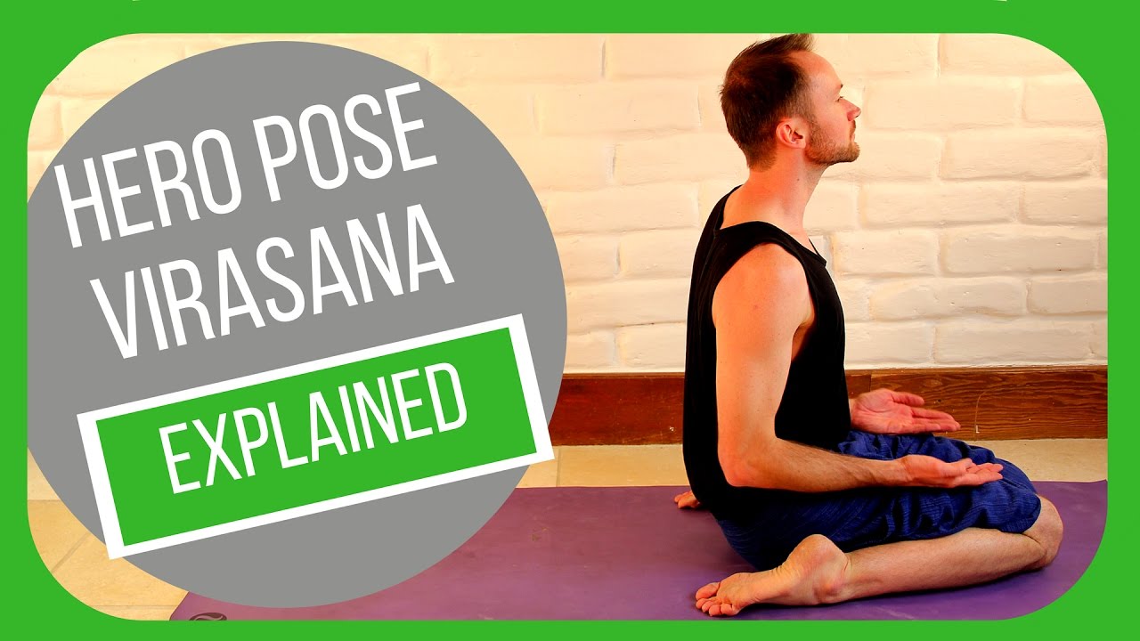 How to do Hero Pose - Virasana - Yoga Education - YouTube