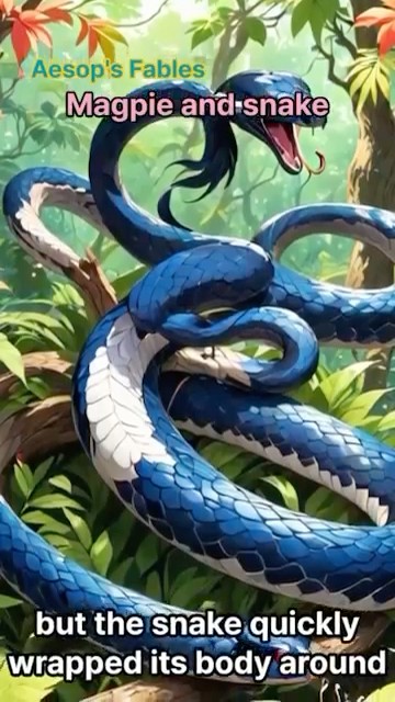 Magpie and snake - YouTube