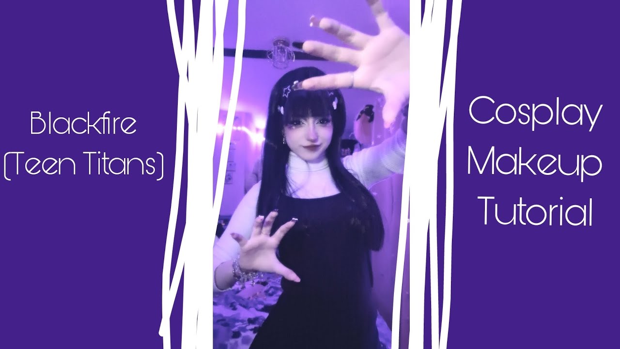 Blackfire Teen Titans Cosplay Makeup tutorial - YouTube