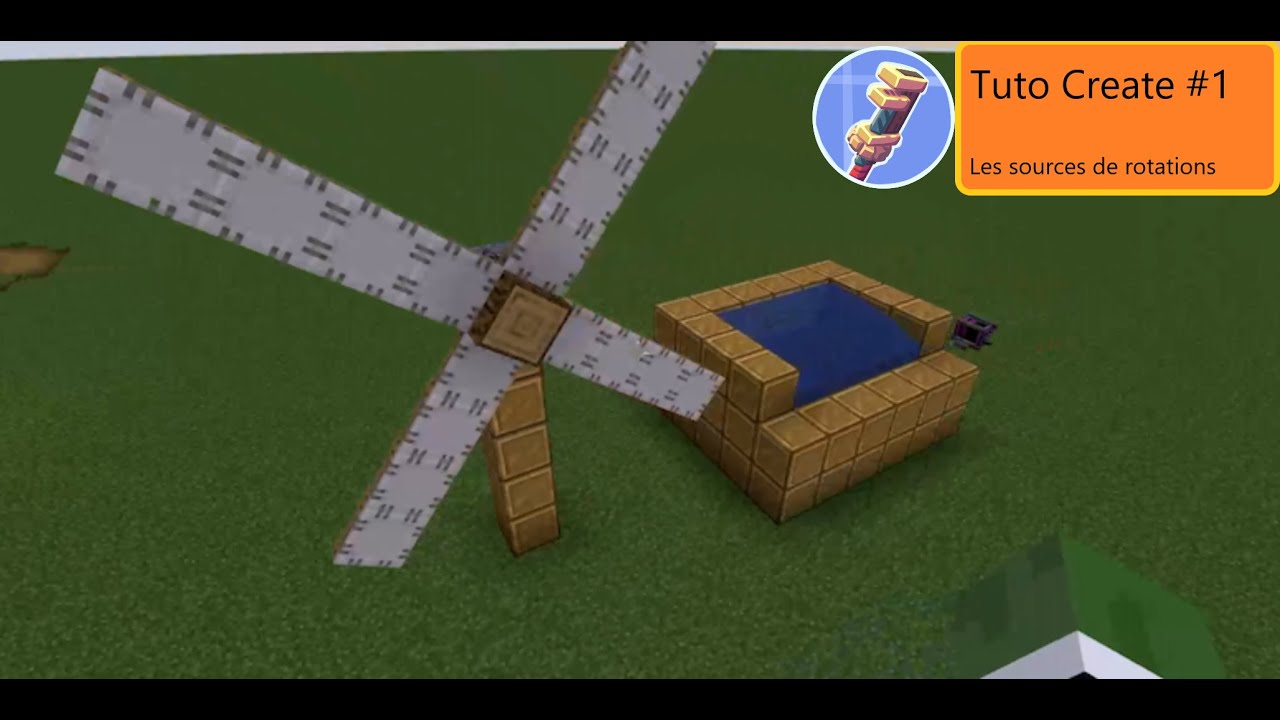 Tuto Create | #1 Les sources de rotations. | Minecraft - YouTube