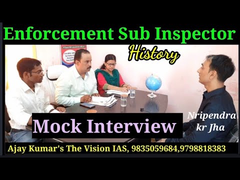 |The VISION IAS Patna| BPSSC| ESI| Mock Interview| Enforcement Sub ...