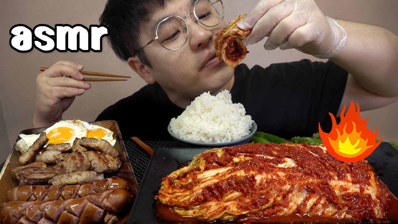 먹방창배tv 실비김치 더욱강력해져서 이건아닌듯 super spicy kimchi mukbang Legend koreanfood ...