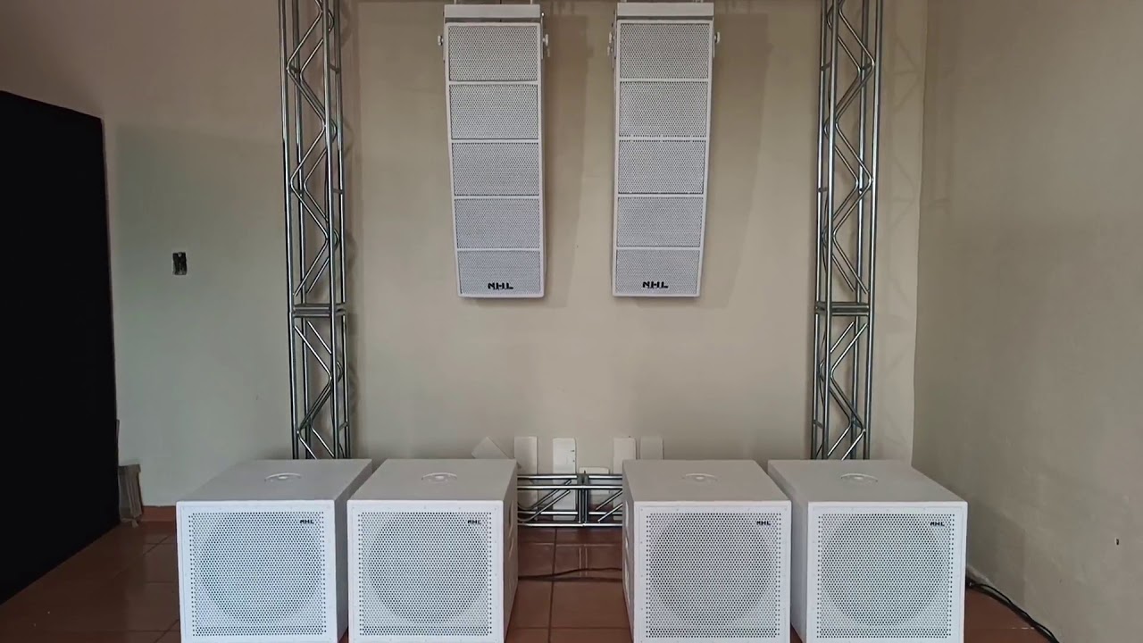 Kit Ativo NHL PRO SOUND (Line Array 8x 6 Ti + Sub 15) NHL 6 Caixas ...