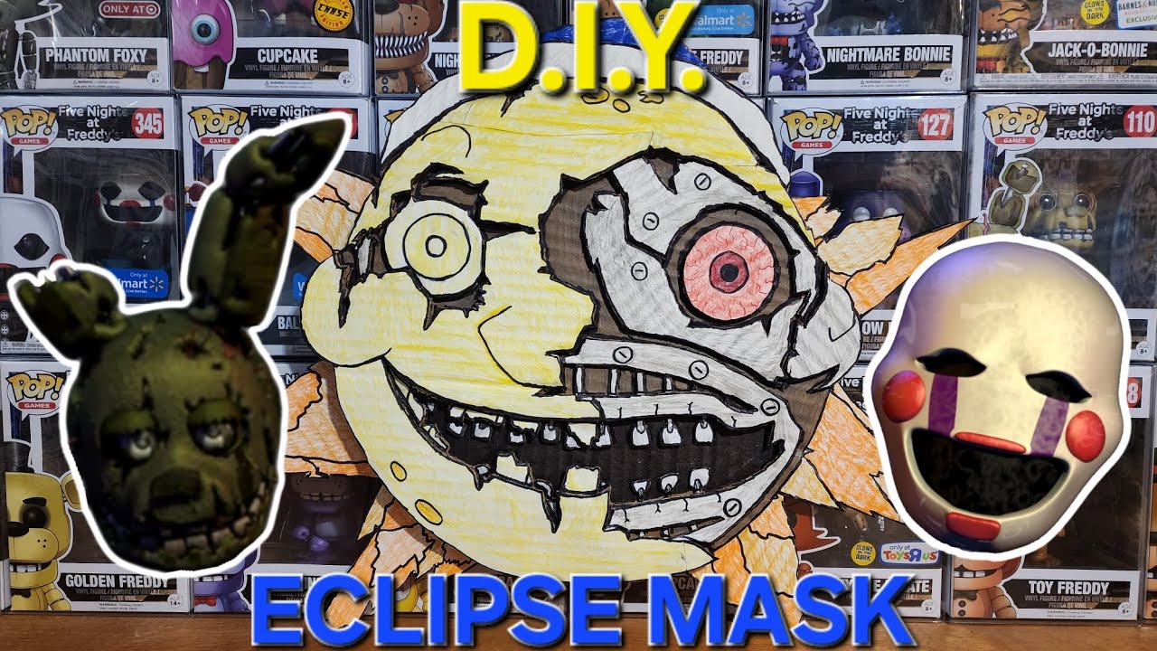 D.I.Y. Eclipse Mask FNAF Security Breach Ruin Five Nights At Freddys ...