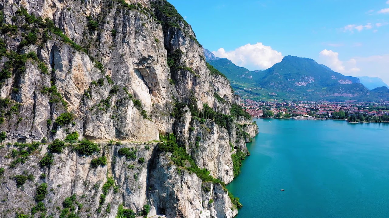 Drone and Old Ponale Road Path (Riva Del Garda) - June 2019 - YouTube