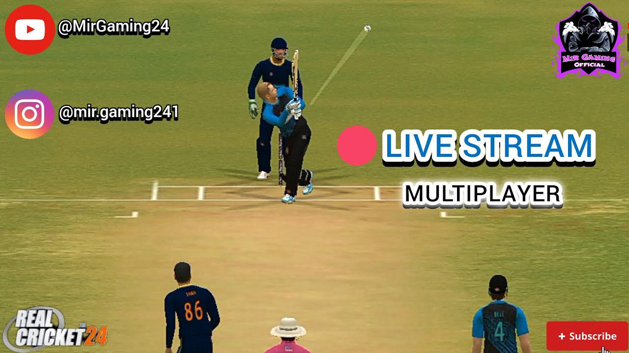 🔴 Live Stream: Esports Real Cricket 24 Gameplay - YouTube