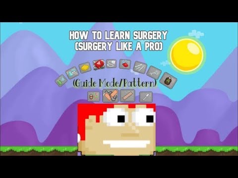 Growtopia How to Learn Surgery (With Pattern to Learn Easily) - YouTube