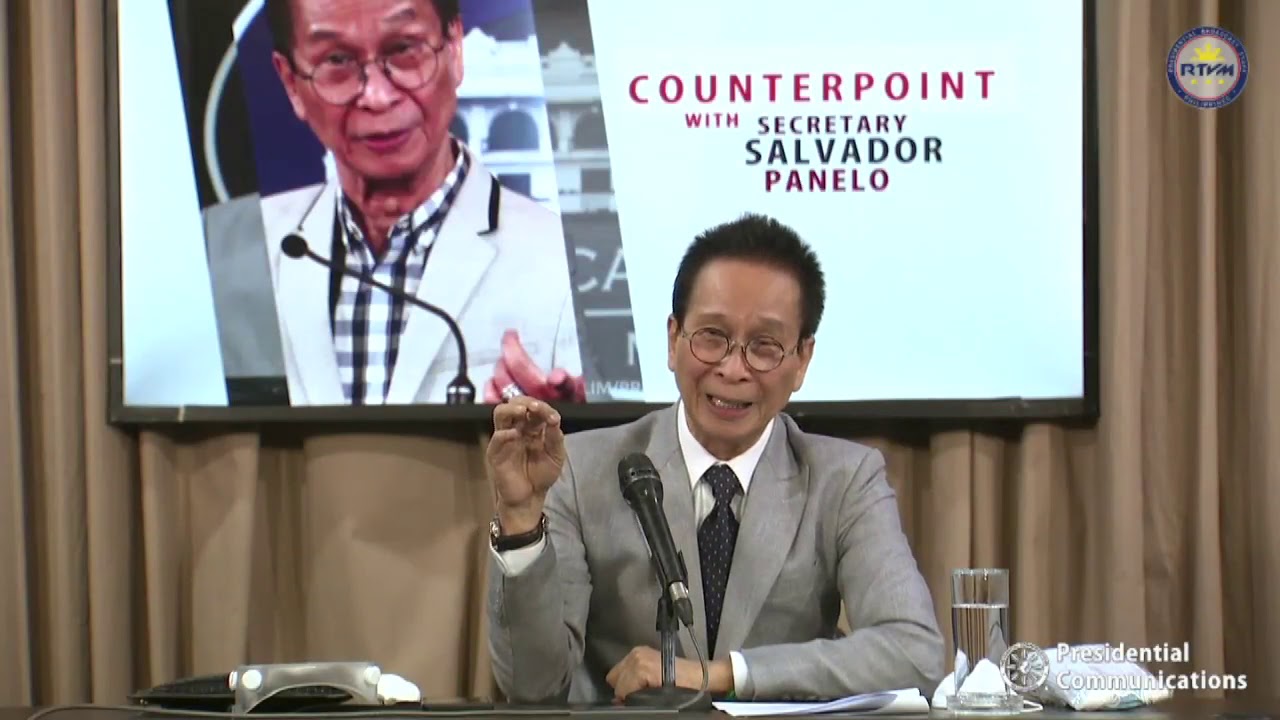 Counterpoint with Secretary Salvador Panelo 5/4/2020 - YouTube
