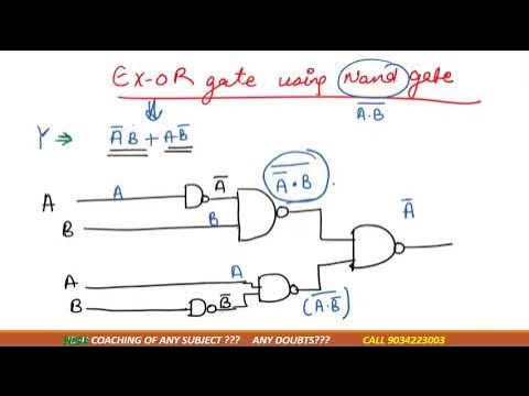 EXOR GATE USING NAND GATE - YouTube