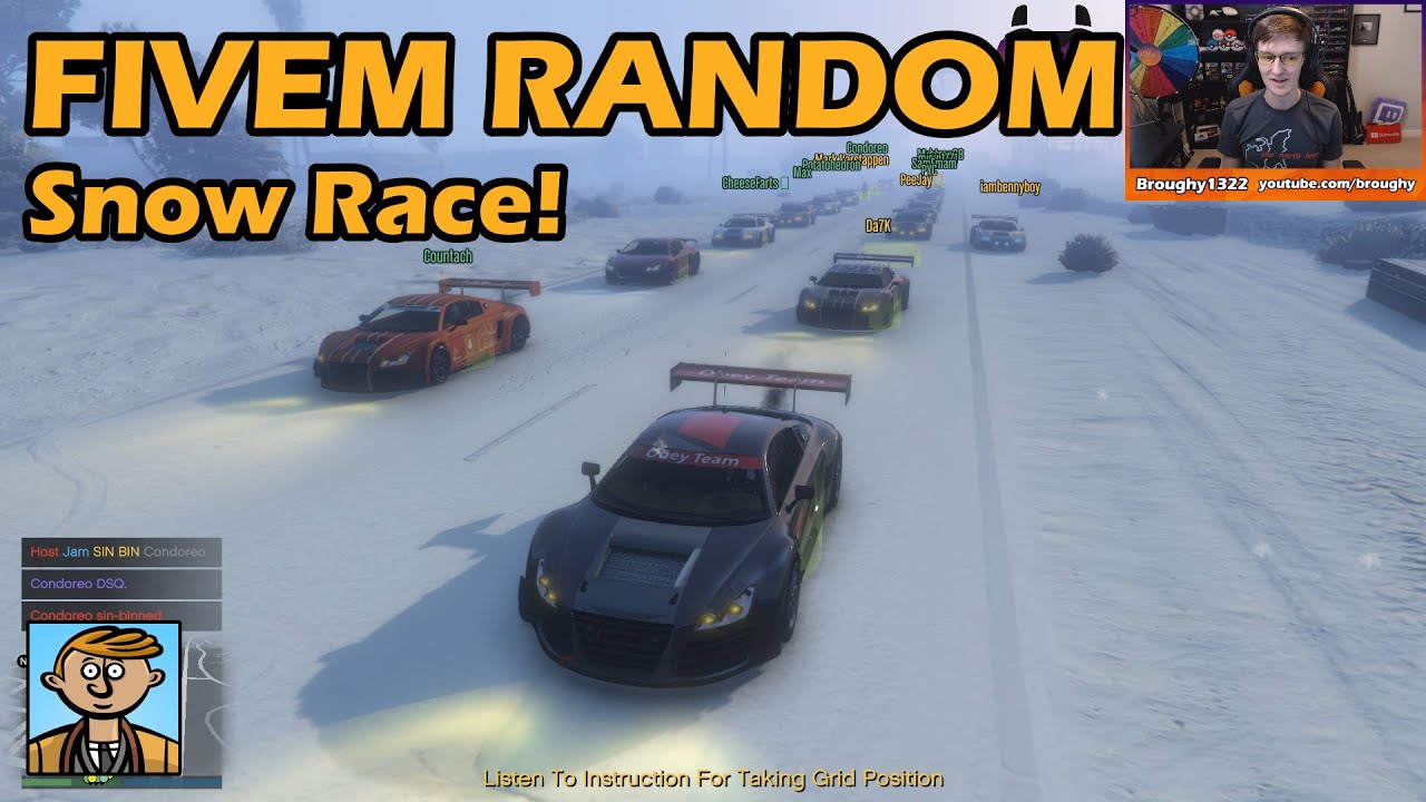Random Snow Race! - GTA FiveM Random All №15 - YouTube