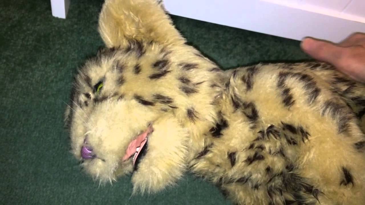 WOWWEE WOW WEE ALIVE ROBOTIC LARGE INTERACTIVE LEOPARD CUB - YouTube