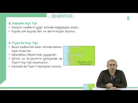 10.Sınıf Coğrafya - Dış Kuvvetler Kıyı Tipleri