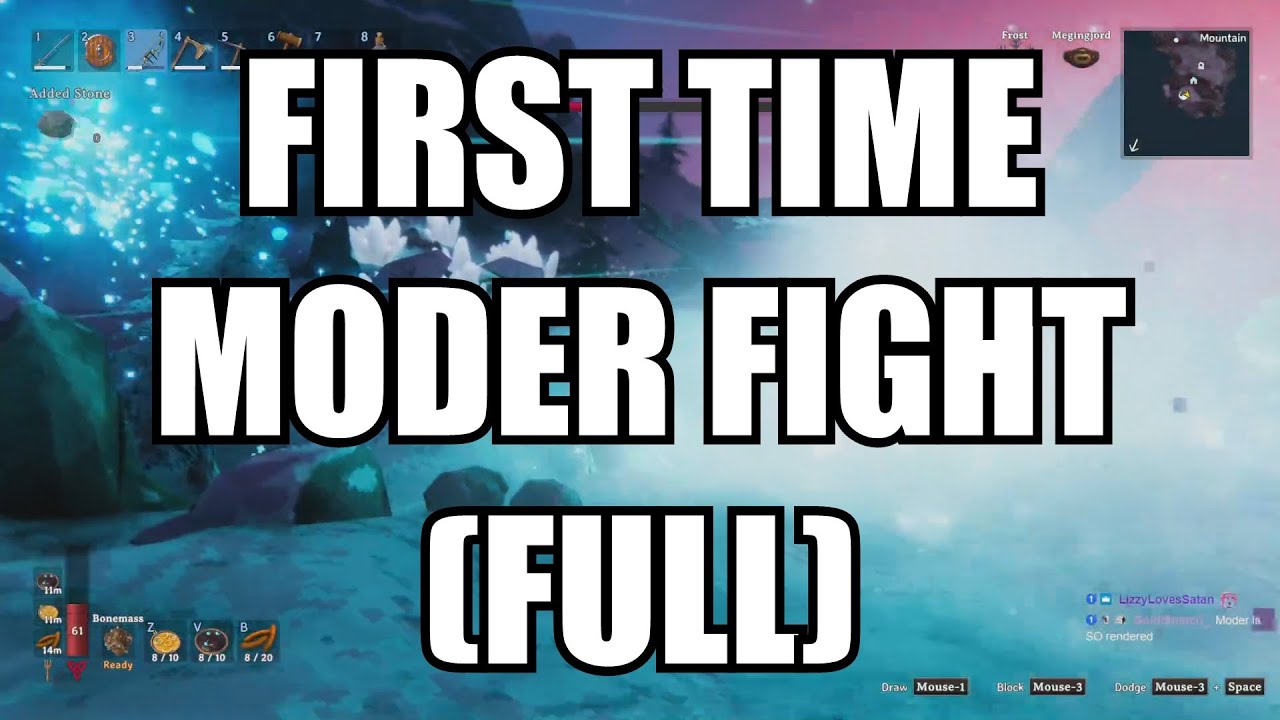 [Valheim] First Time Moder Fight - YouTube