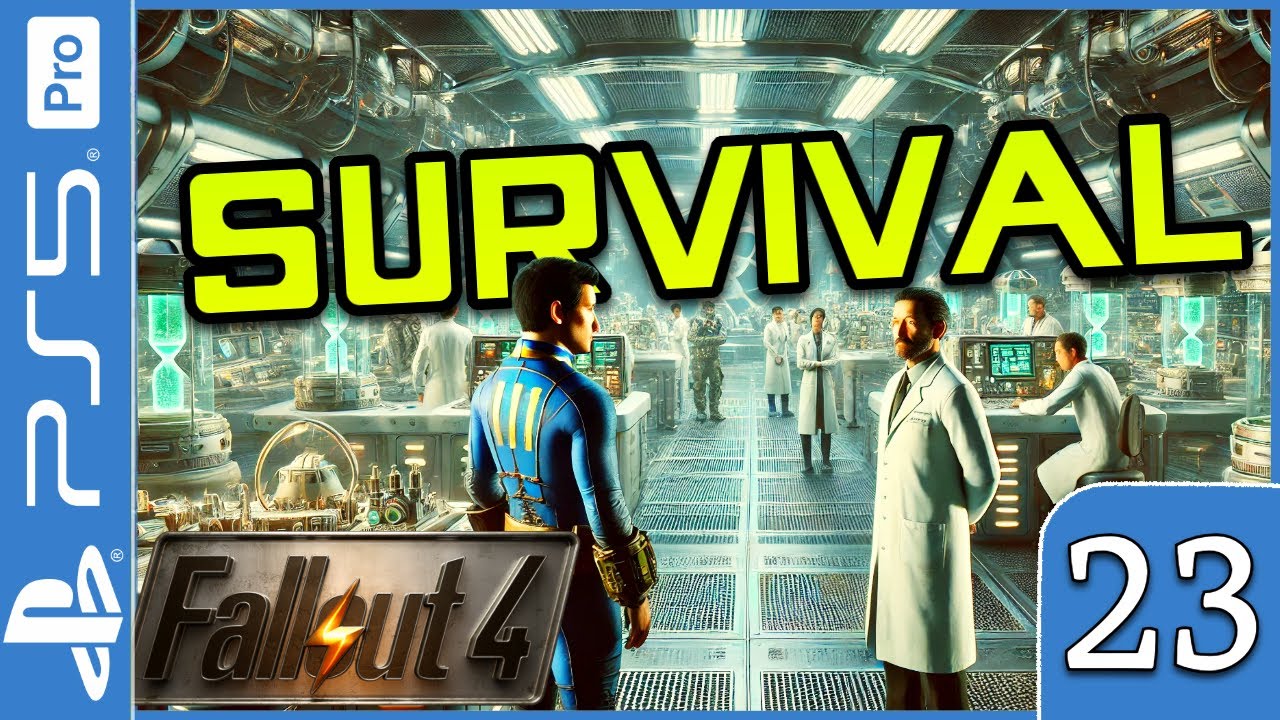 FALLOUT 4 (PS5 Pro) - Survival Mode PART 23: The Institute (4K 60FPS) - YouTube