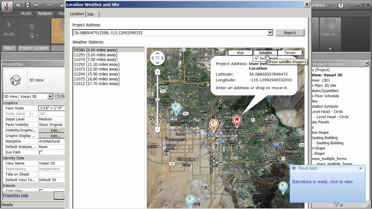 Selecting Location and Weather Data - YouTube