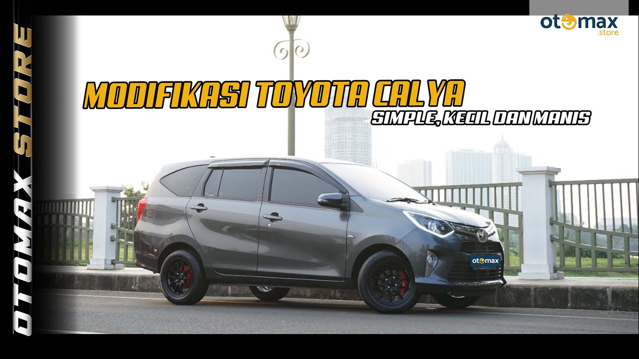 Modifikasi Simpel Toyota Calya Pakai Velg Original Enkei Ring 15 ...
