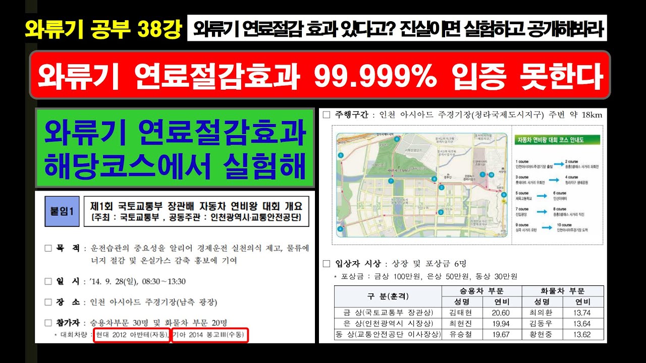 와류기 공부 38강 엉터리 와류기 연료절감 효과 실험방법 자신있어 효과있어 사기꾼 아니면 말도 안되는 헛소리 그만하고