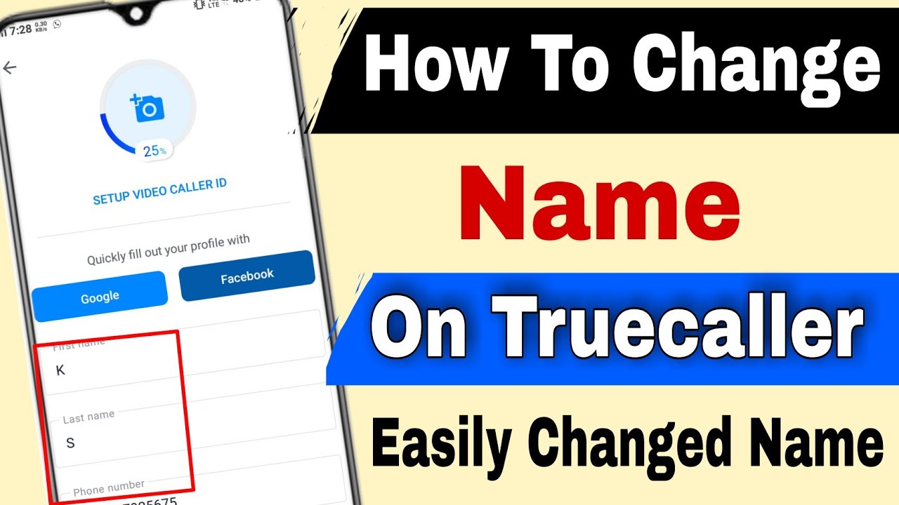 How To Change Name On Truecaller || Truecaller Per Name Change Kese ...