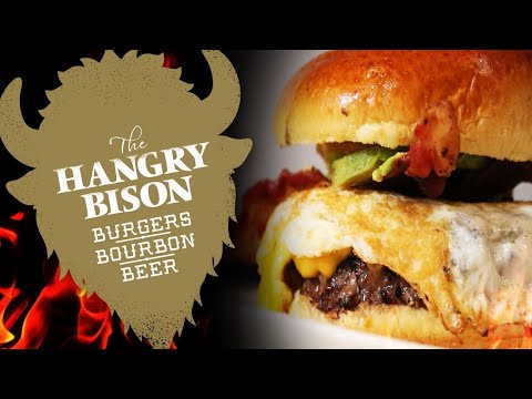 The Brunch Burger - The Hangry Bison - YouTube