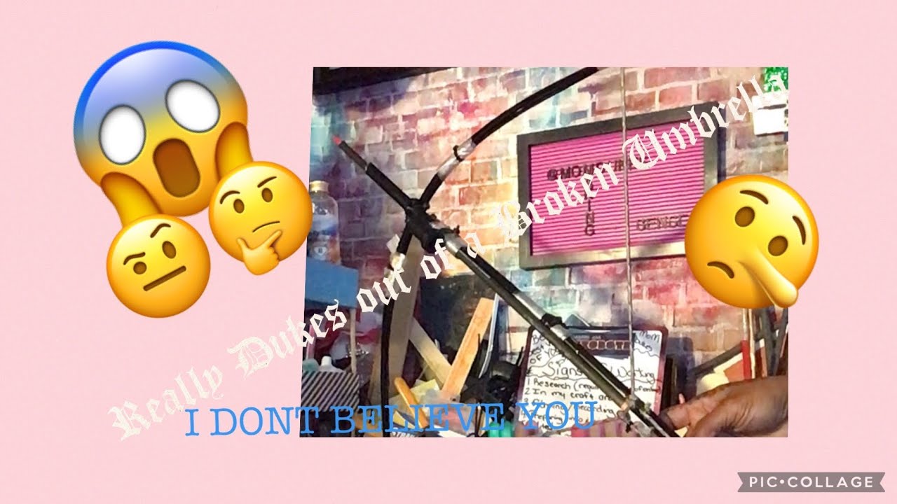 DIY | CROSSBOW | MADE WITH A BROKEN UMBRELLA (things to make from an ...