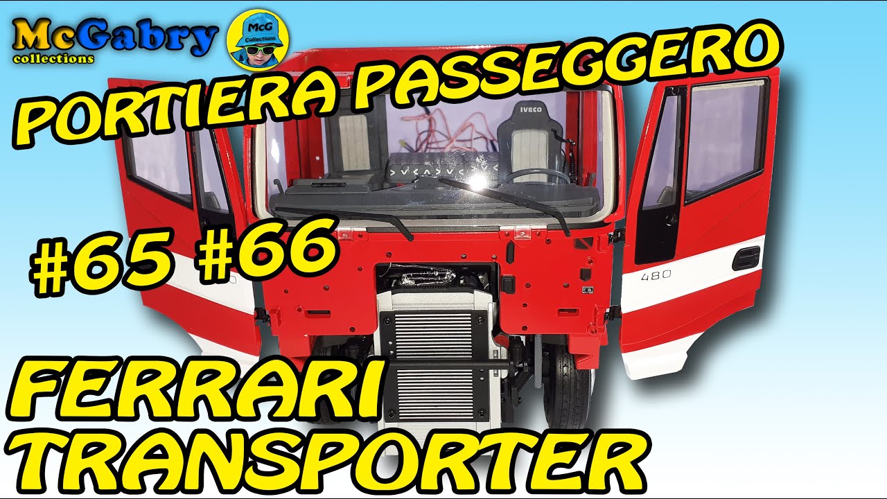 COSTRUISCI IL MODELLINO FERRARI TRANSPORTER CENTAURIA-FASCICOLO #65 #66 ...