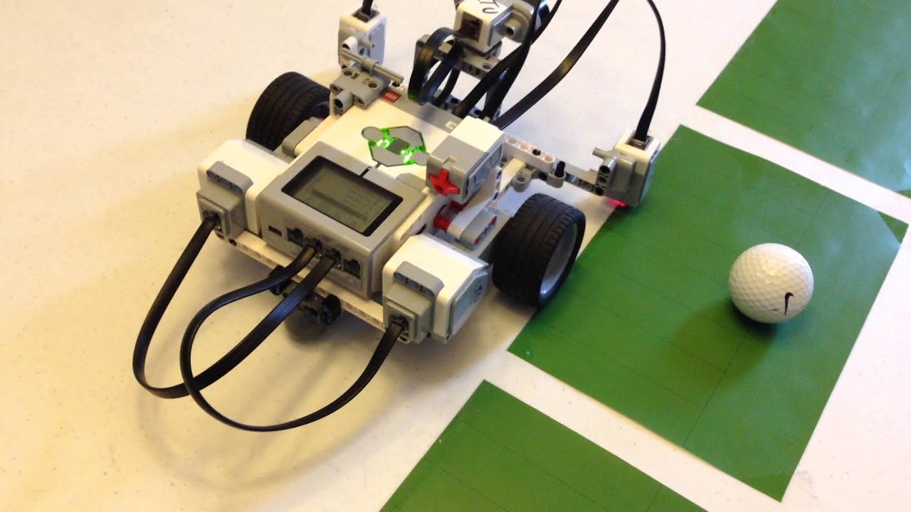 2016 Robofest RoboGolf RobotC - Find the golf ball - YouTube