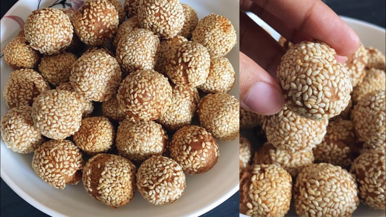 Make easy and delicious sesame balls in just 10 minutes | Crispy Sesame ...