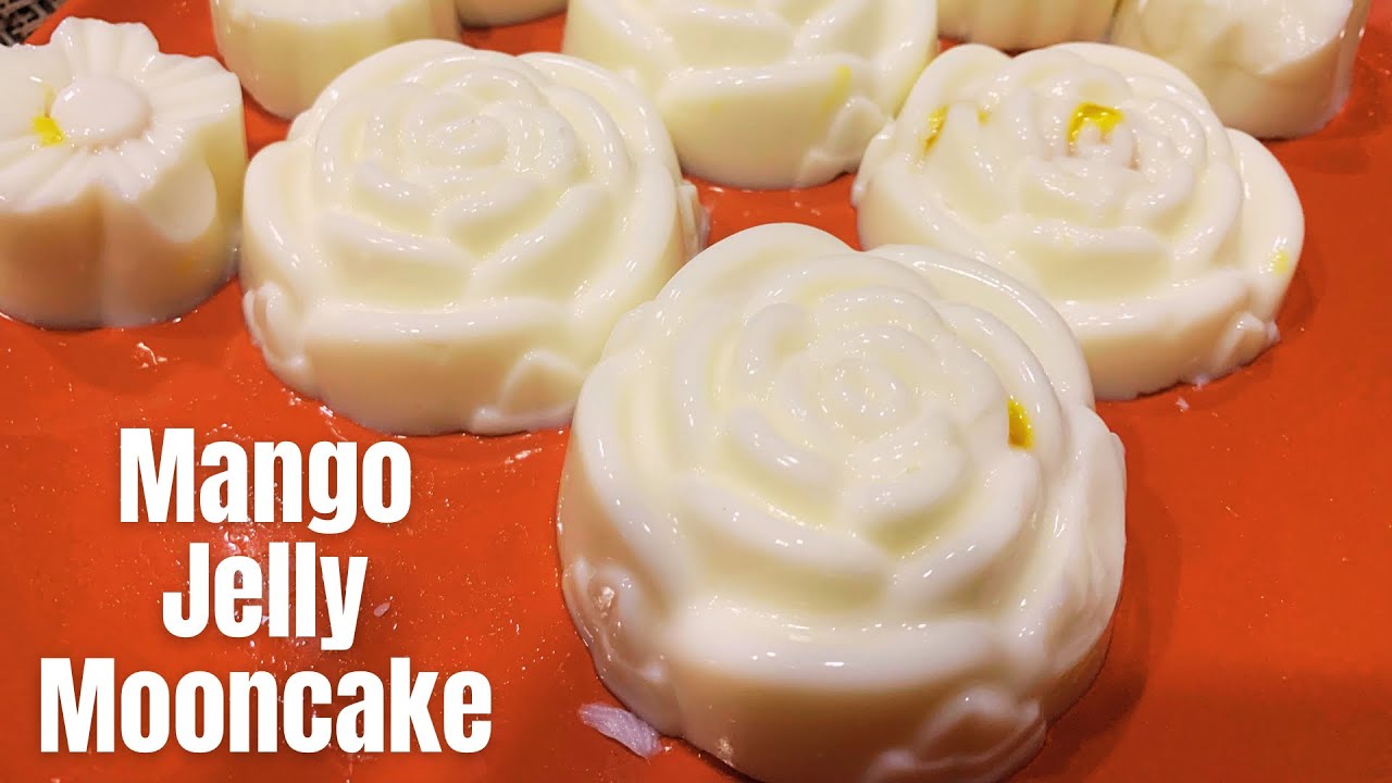 Mango Jelly Mooncake - YouTube