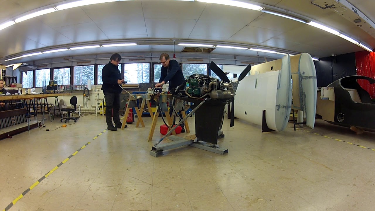 Atol Aurora Engine Installation Test - YouTube