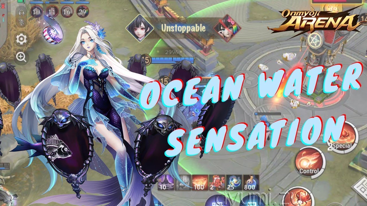 OCEAN WATER SENSATION | HIGANBANA (MAGE) - ONMYOJI ARENA | Gameplay #9 ...
