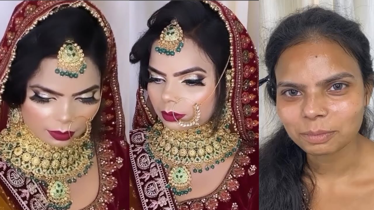 Bridal makeup tutorial step by step ll Kahkasha shamsi ll#makeup - YouTube