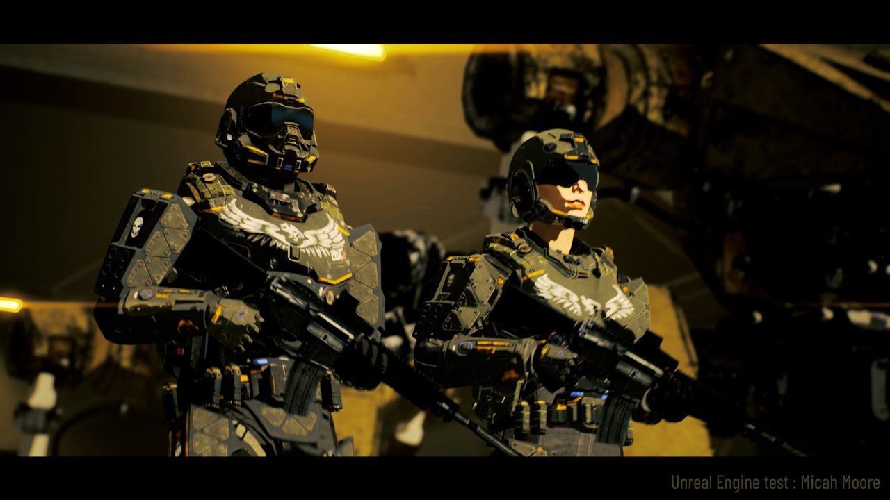 Cel-Shading Mecha Test - Unreal Engine - YouTube