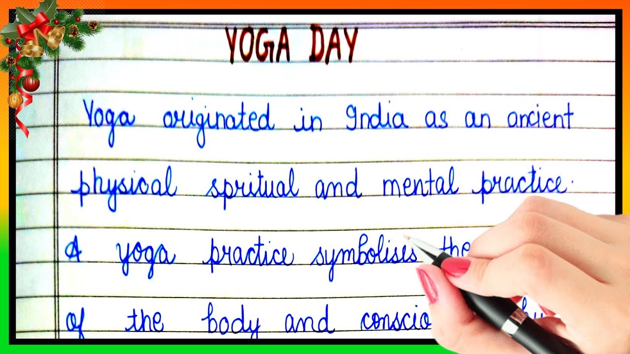 Essay on yoga in English | Paragraph on yoga | Benefits of yoga ...