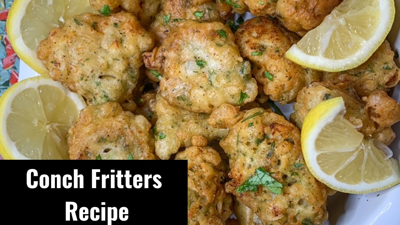 Conch Fritters Recipe|| Conch|| Lambi - YouTube